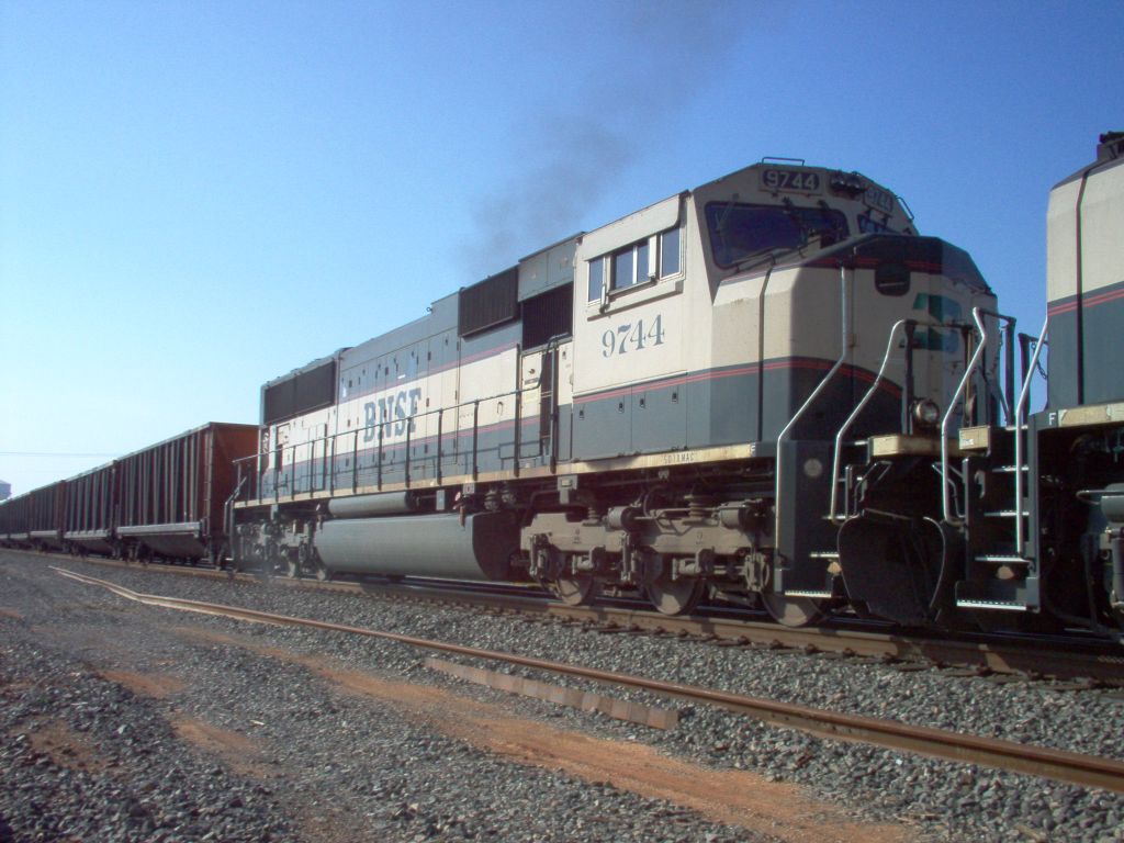 Southbound loaded coal train